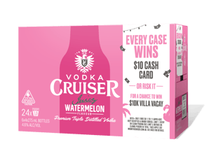 Buy Vodka Cruiser Juicy Watermelon Bottles 275ml Online @Lowest Price