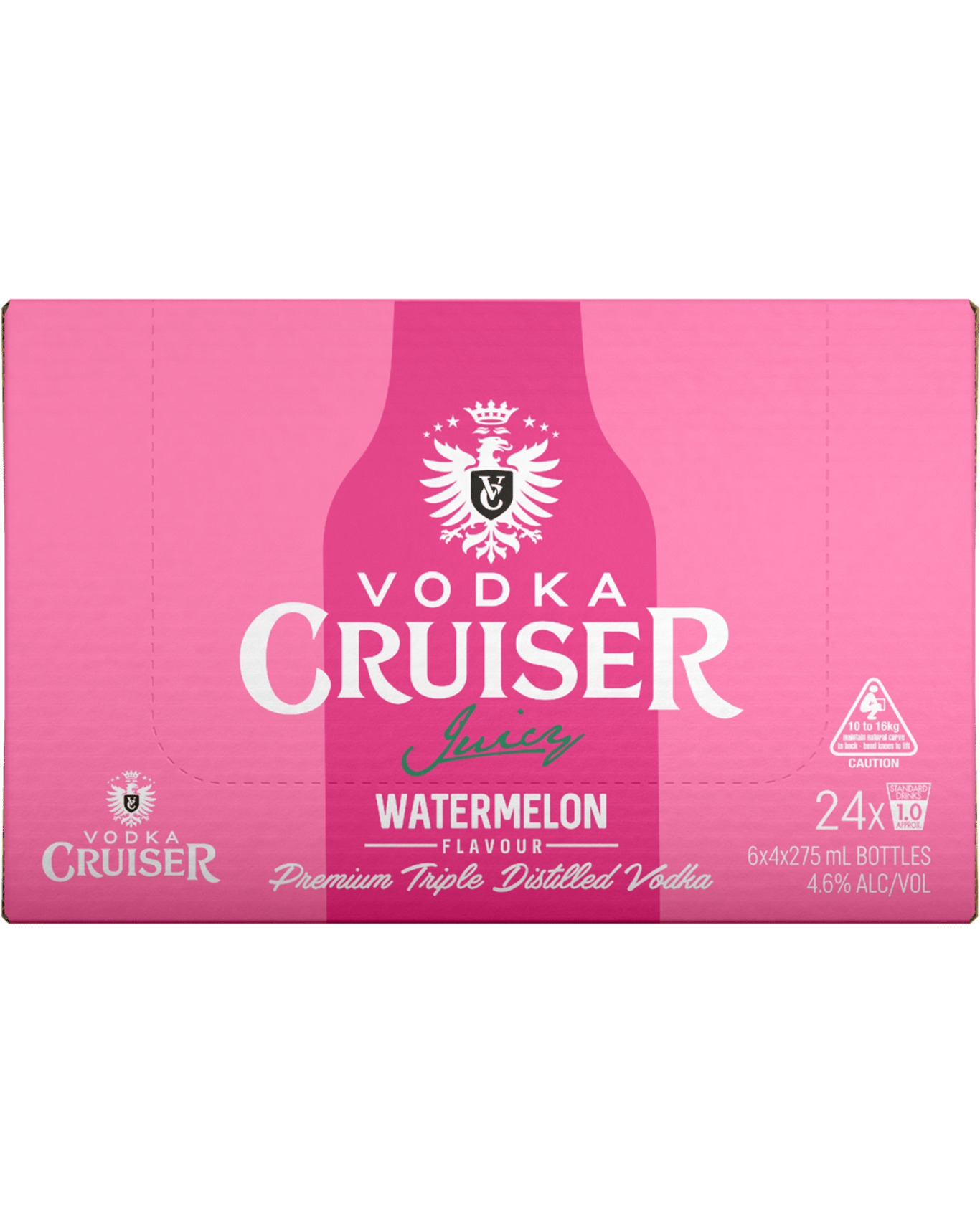 Buy Vodka Cruiser Juicy Watermelon Bottles 275ml Online @Lowest Price