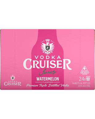 Buy Vodka Cruiser Juicy Watermelon Bottles 275ml Online @Lowest Price
