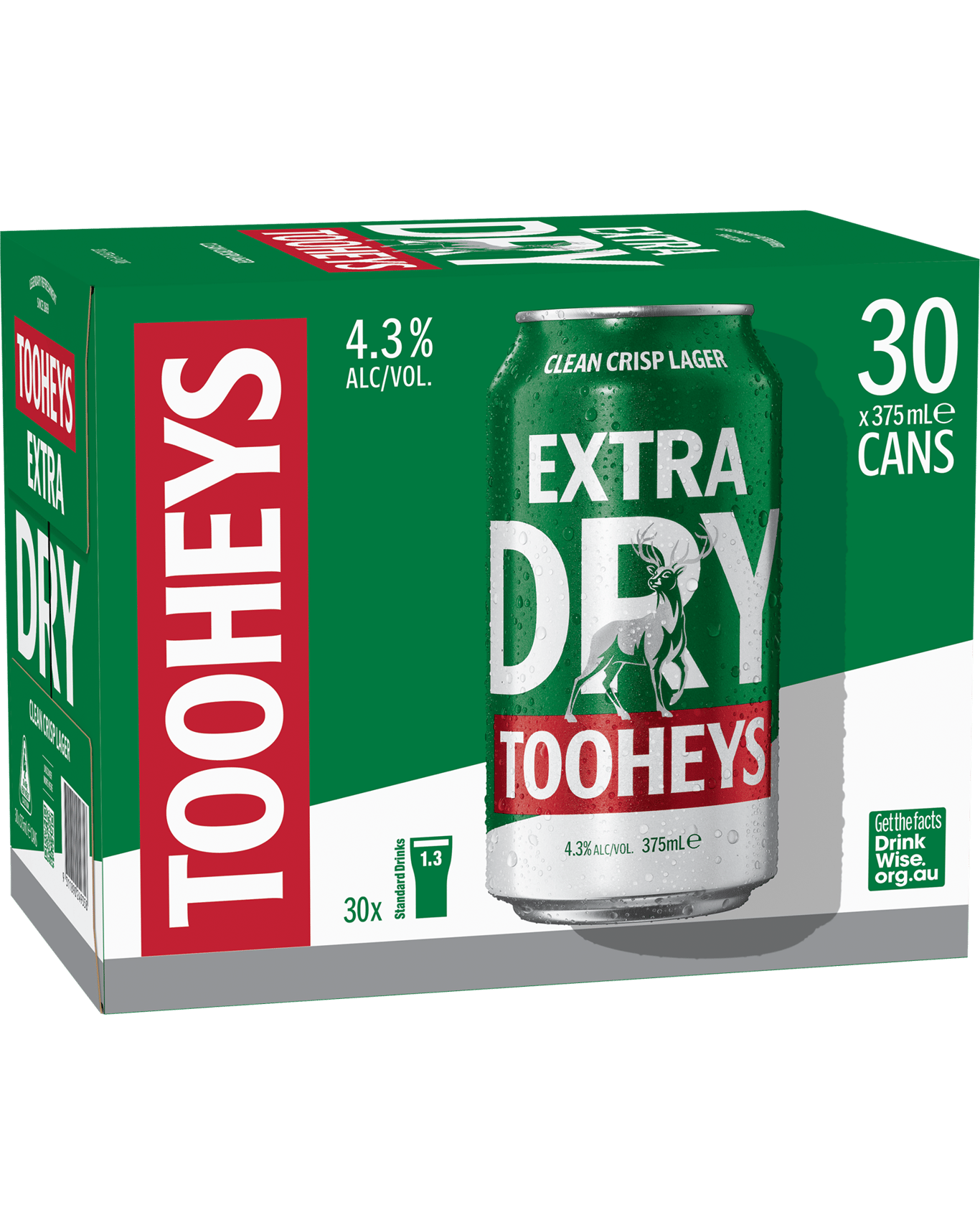 Buy Tooheys Extra Dry 30 Block Cans 375ml Online @Lowest Price