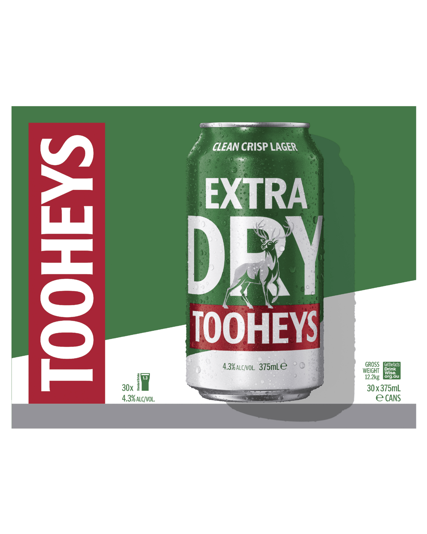 Buy Tooheys Tooheys Extra Dry Cans 30 Block 375ml Online (Low Prices ...