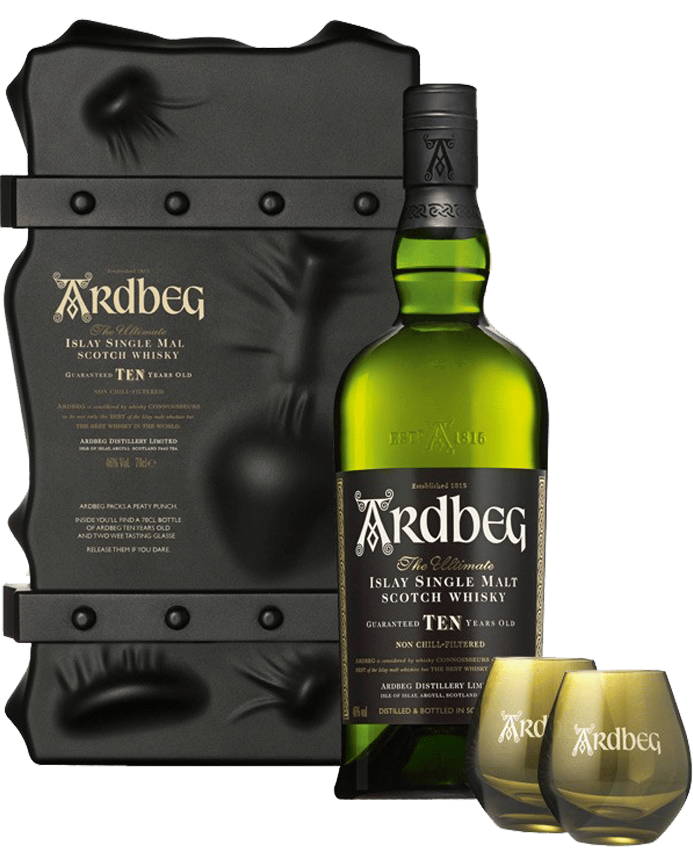 Buy Ardbeg 10 Year Old Scotch Whisky Escape Glass Pack Online @Lowest Price