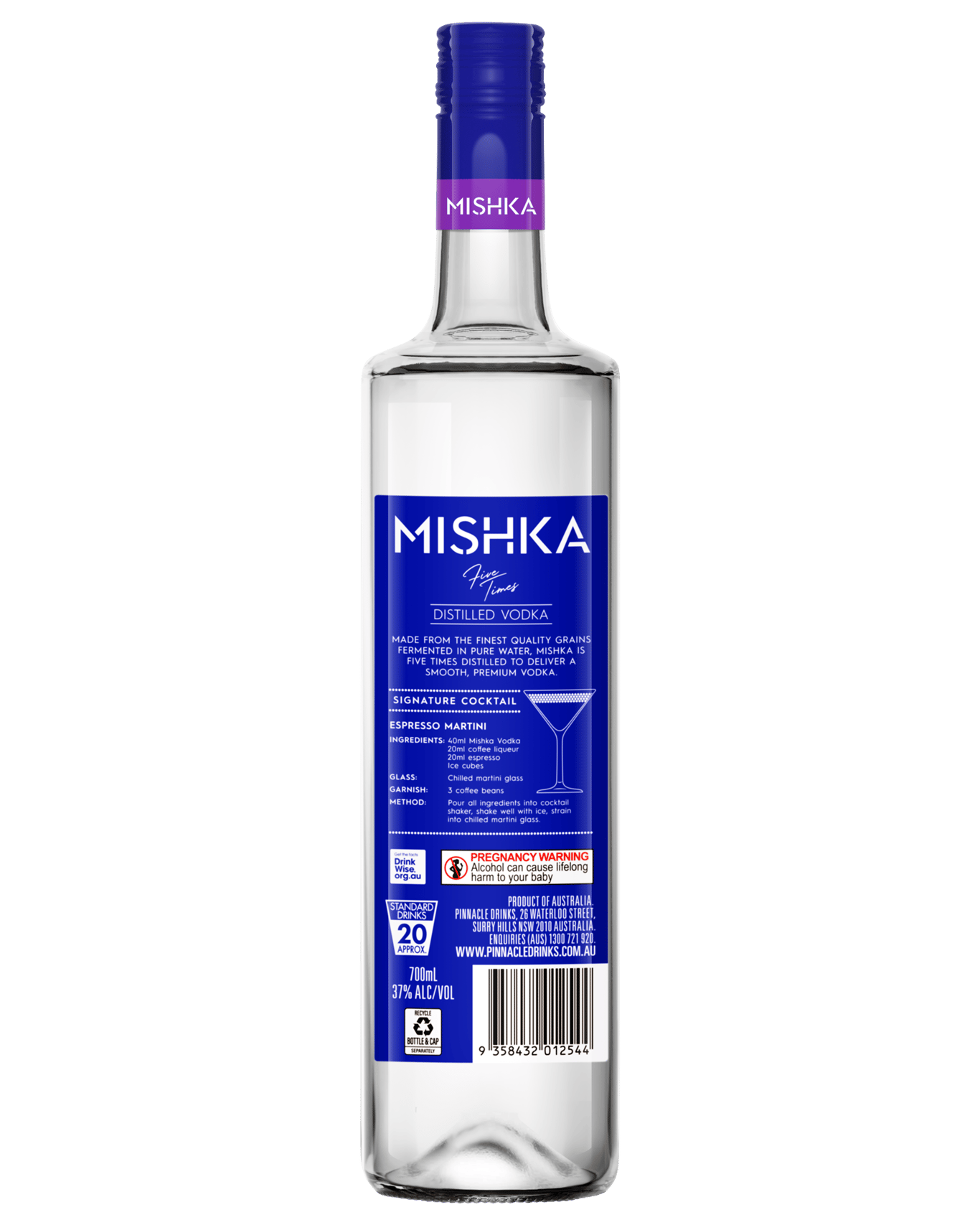 Buy Mishka Vodka 700ml Online @Lowest Price