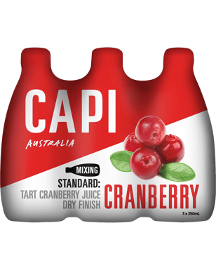 Buy Capi Cranberry 250ml 3 Pack Online (Low Prices) from Dan Murphy's