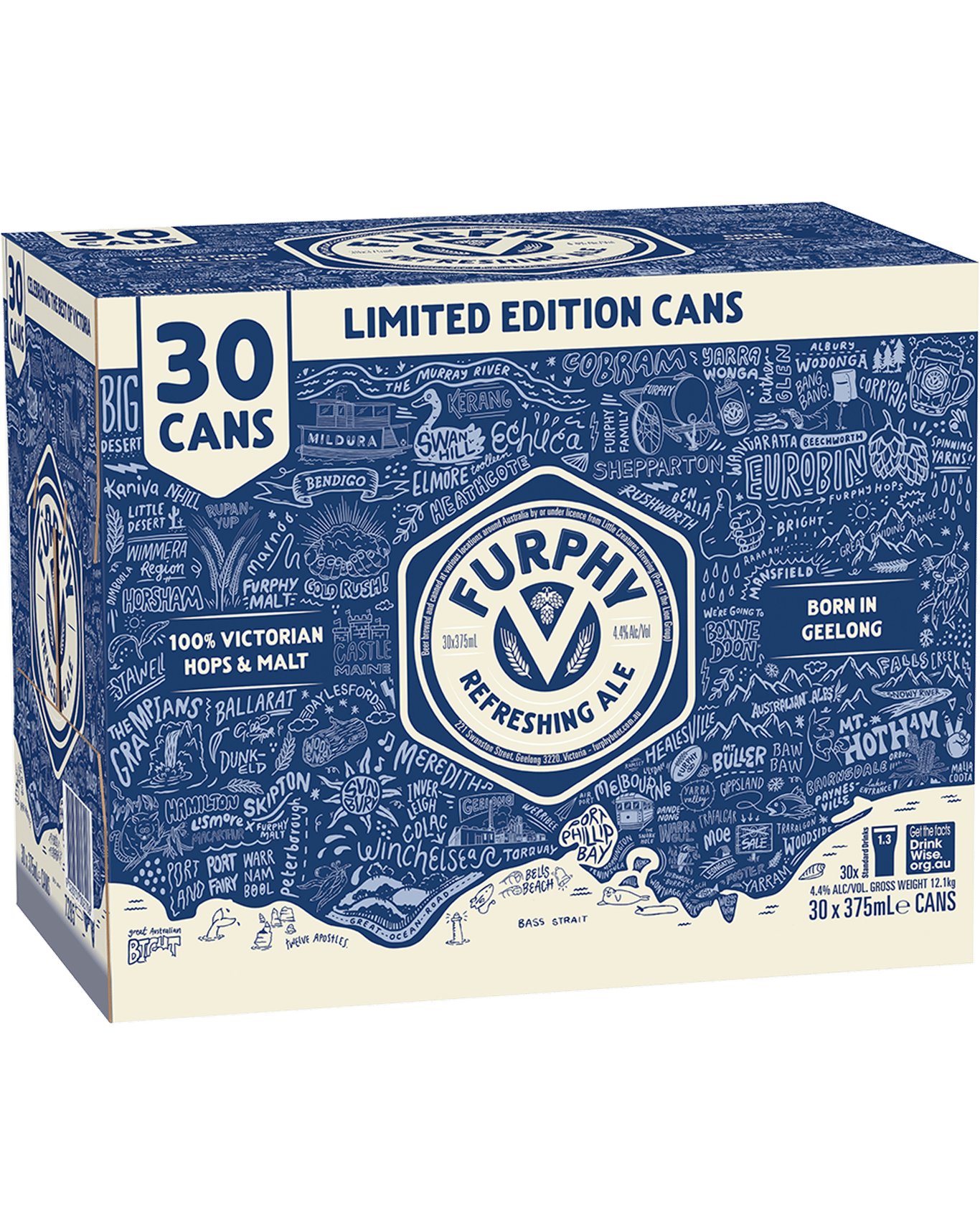 Buy Furphy Refreshing Ale Can 30 Block 375ml Online @Lowest Price