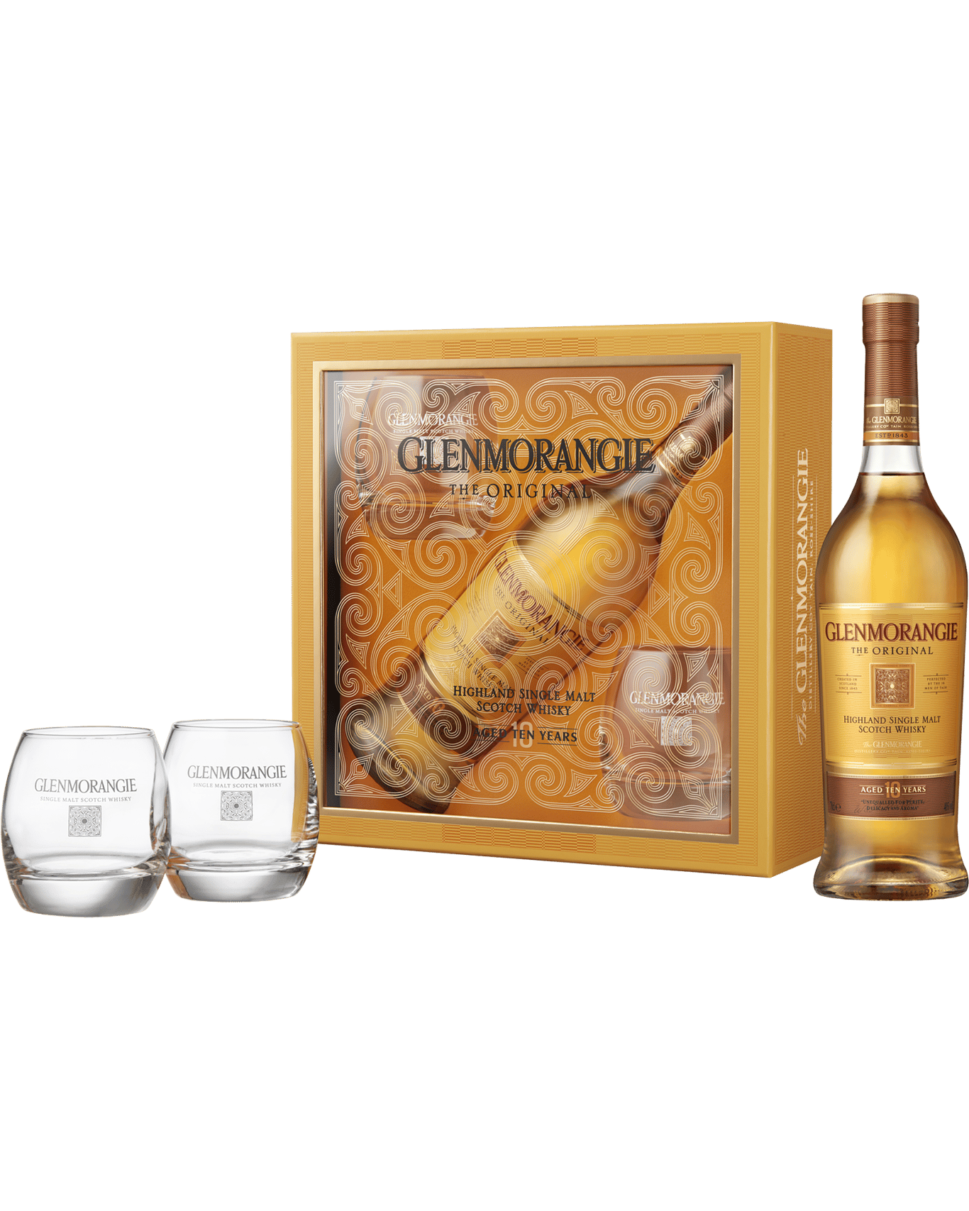 Buy Glenmorangie The Original Single Malt Scotch Whisky 700ml Gift Pack ...