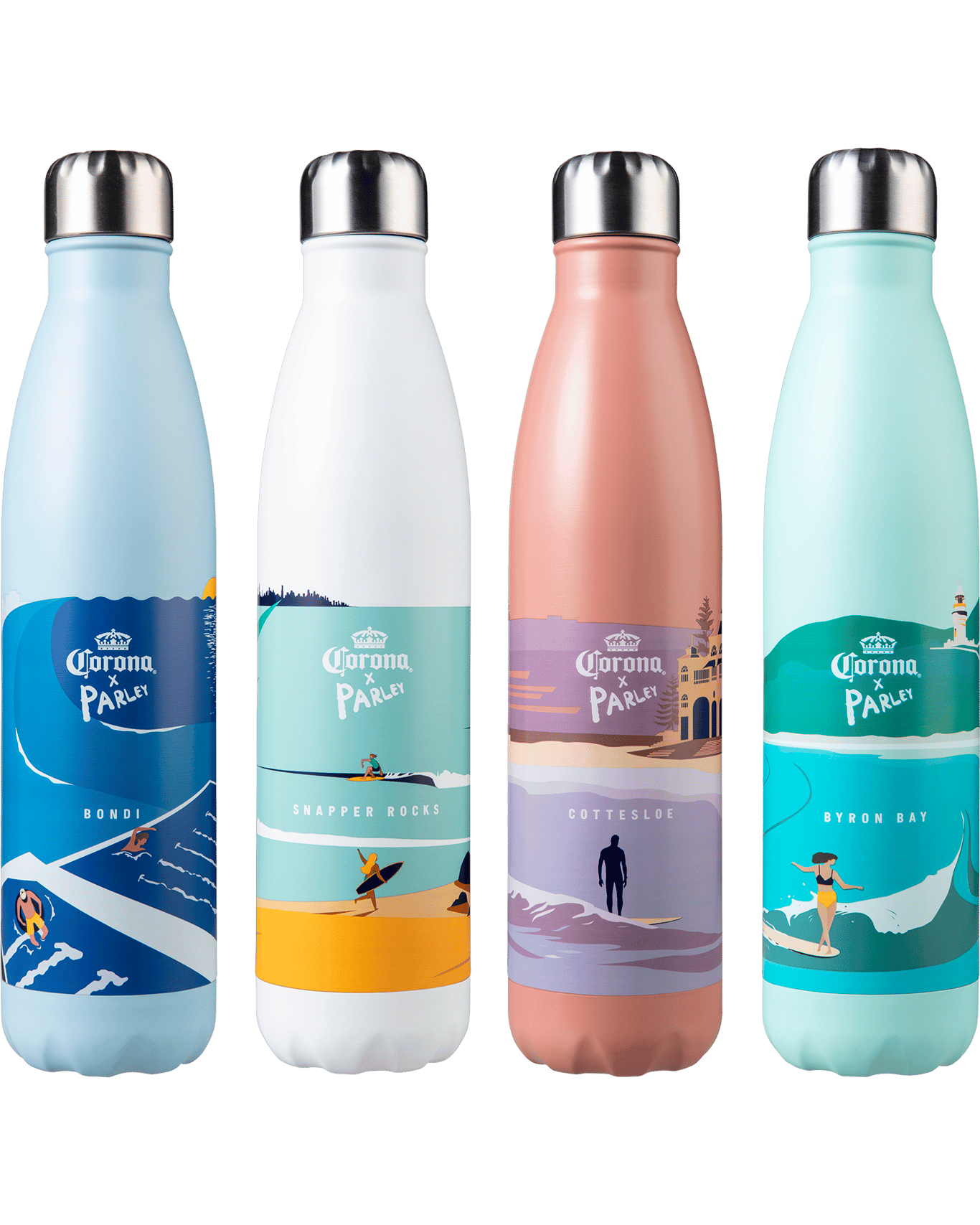 Buy Corona X Parley Stainless Steel Water Bottle 600ml Online @Lowest Price