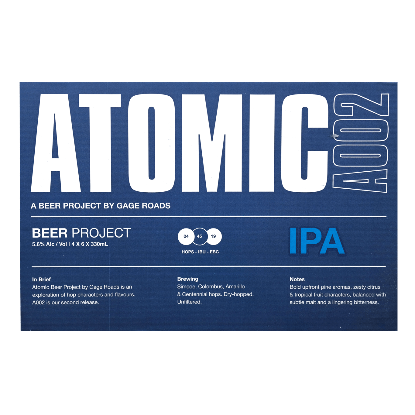 Buy Atomic Beer Project Ipa Cans 330ml Online @Lowest Price
