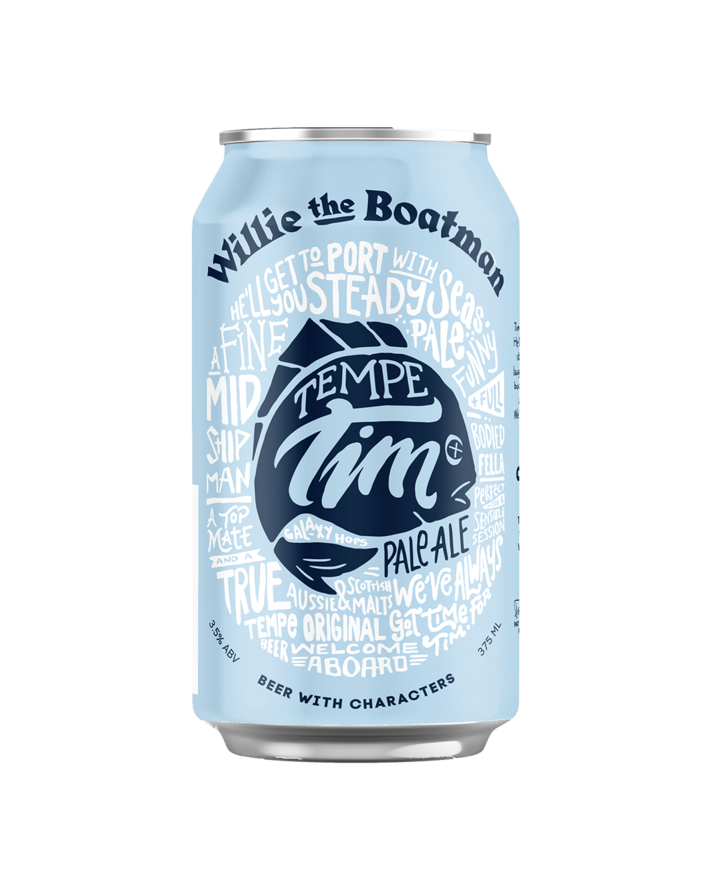 Buy Willie The Boatman Tempe Tim Pale Ale Cans 375ml Online @Lowest Price