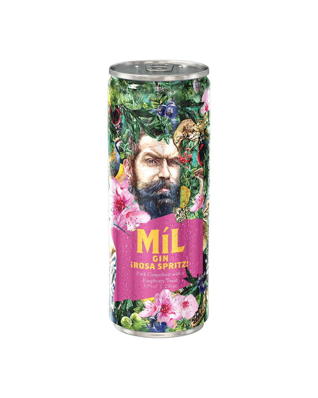 Mil Gin Spritz Gin Tonic Rosa 250mL - Boozy