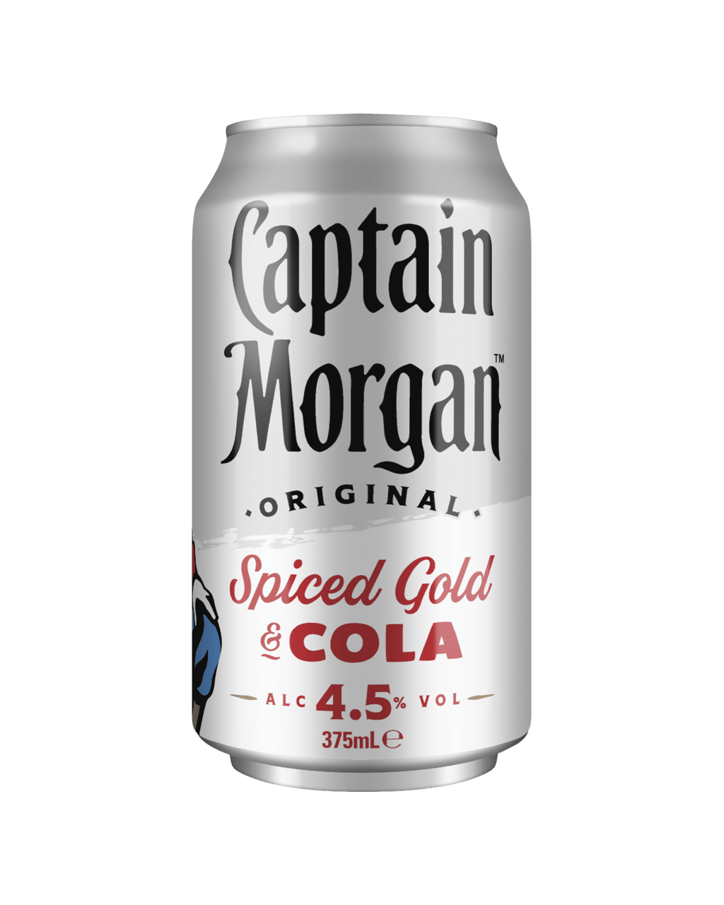 Buy Captain Morgan Original Spiced Gold & Cola 4.5% Cans 375ml Online ...