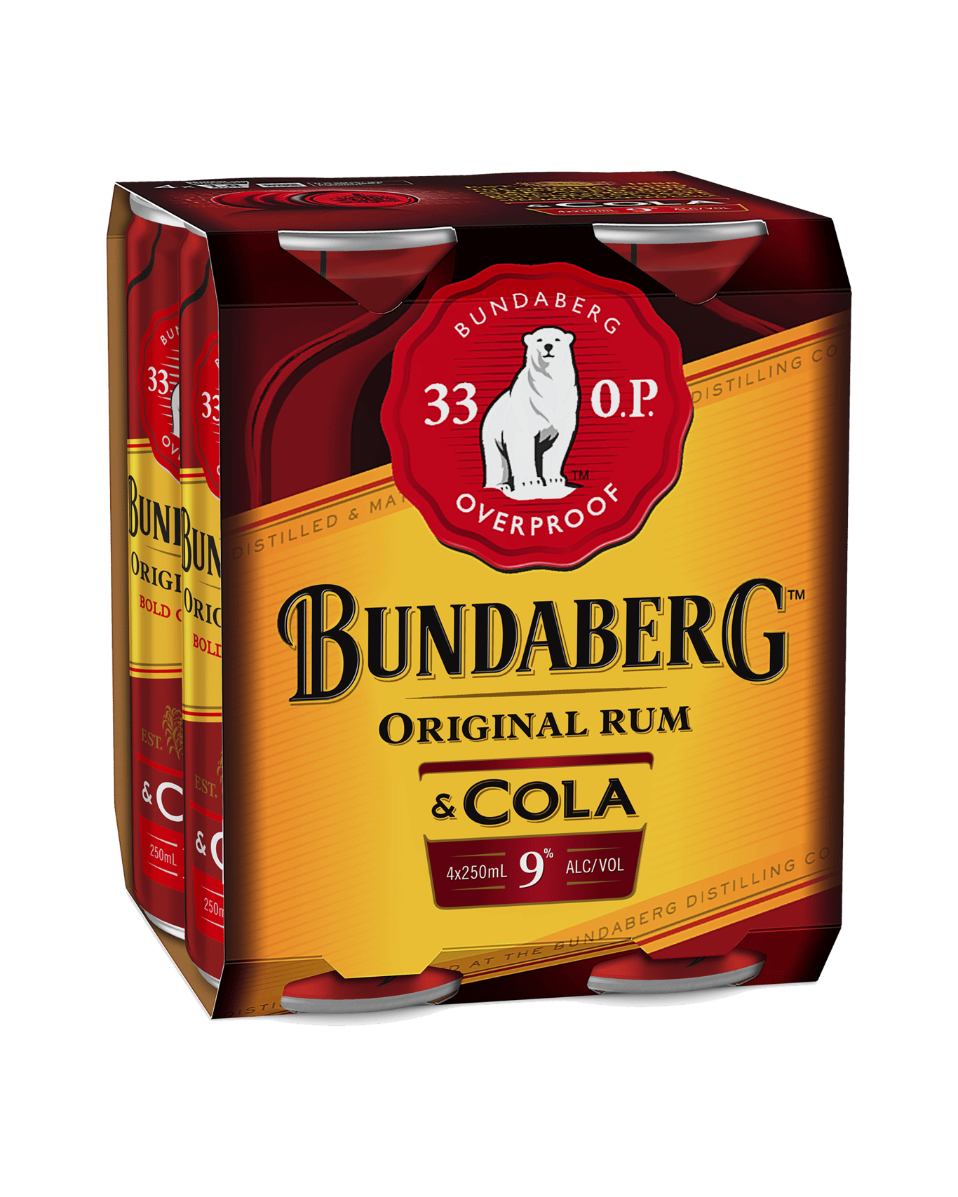 Buy Bundaberg 33 Op Rum & Cola Cans 250ml Online @Lowest Price