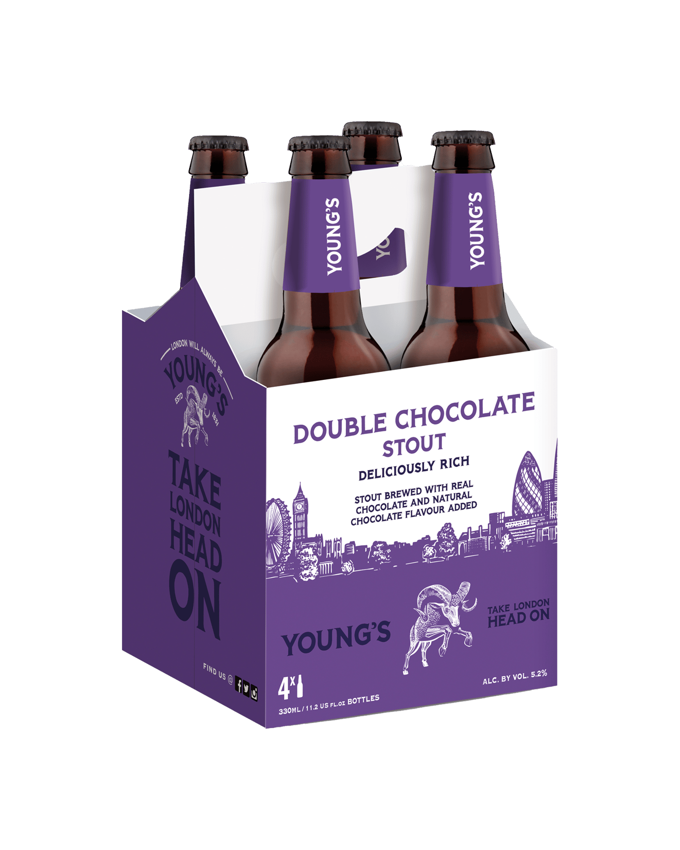 Youngs Double Chocolate Stout Bottles 330ml Unbeatable Prices Buy