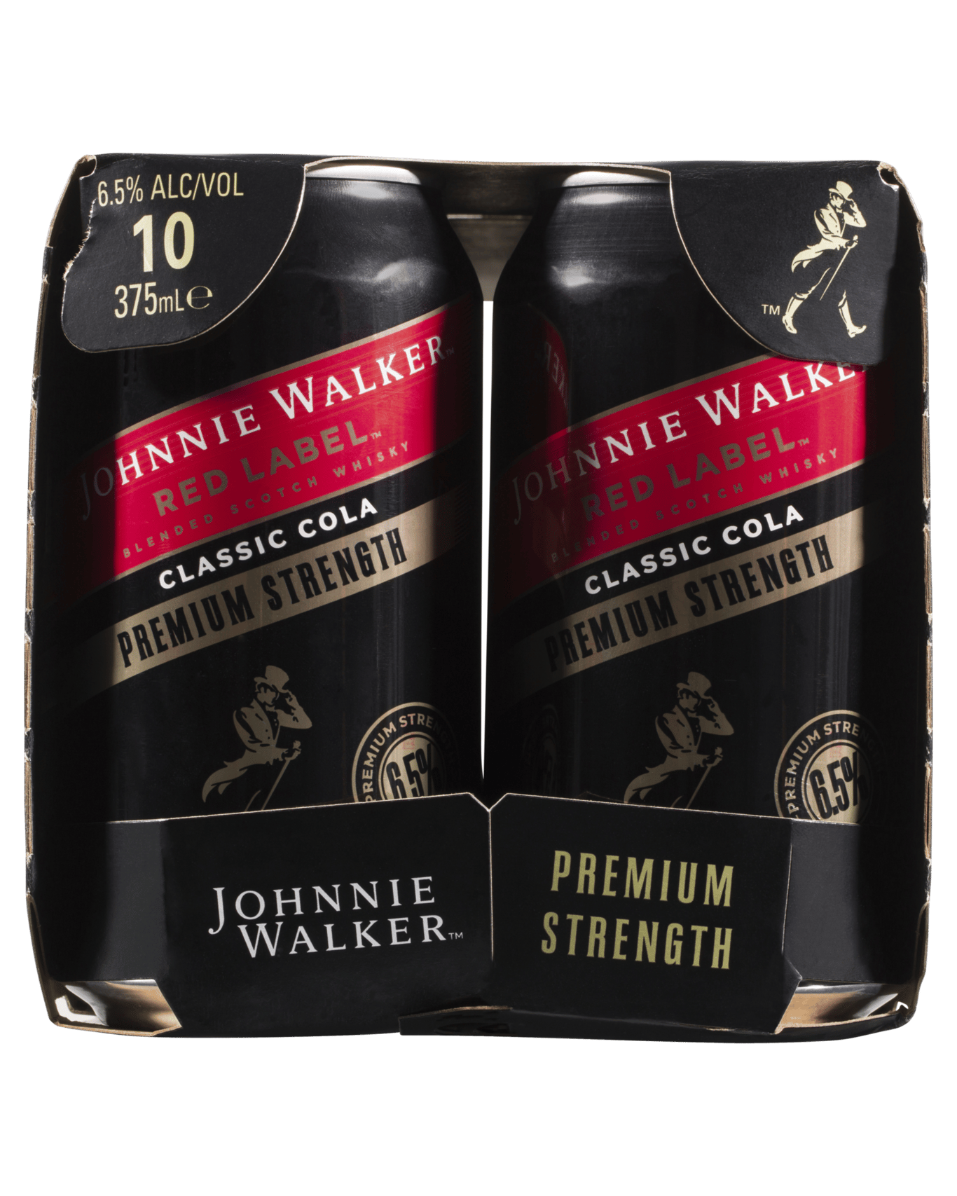 Buy Johnnie Walker Red Label Scotch & Cola Premium Strength Cans 10 ...