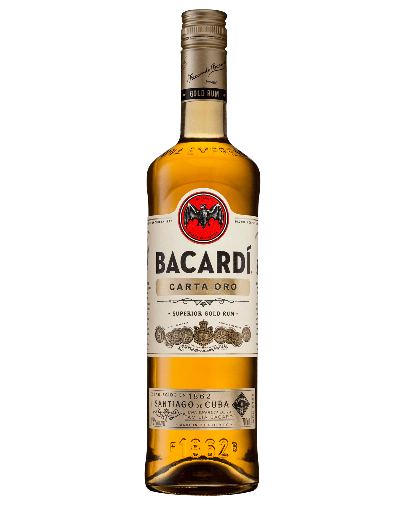 Buy Bacardi Carta Oro Superior Gold Rum 700ml Online @Lowest Price