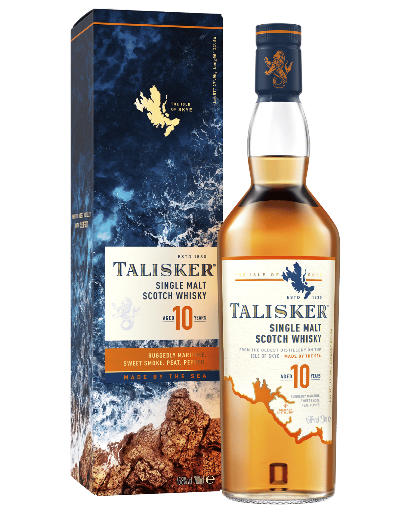 Buy Talisker 10 Year Old Single Malt Scotch Whisky 700ml Online @Lowest ...