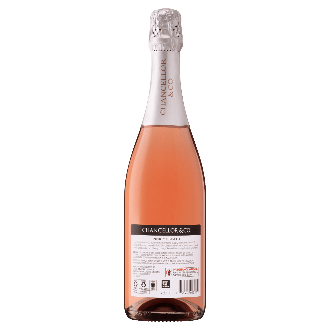 Buy Chancellor & Co Sparkling Pink Moscato Online @Lowest Price