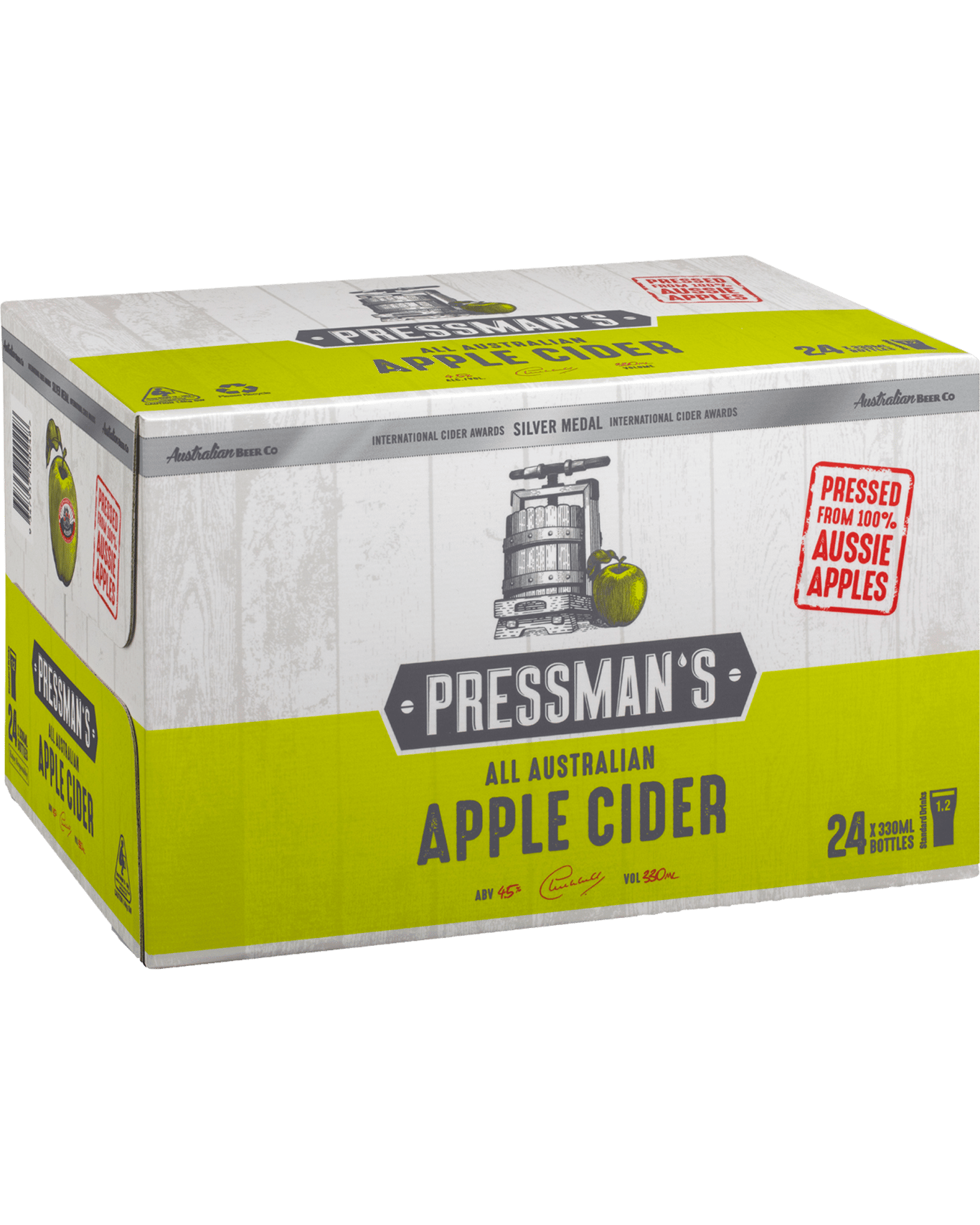 Buy Pressman's Original All Australian Apple Cider 330ml Online @Lowest ...