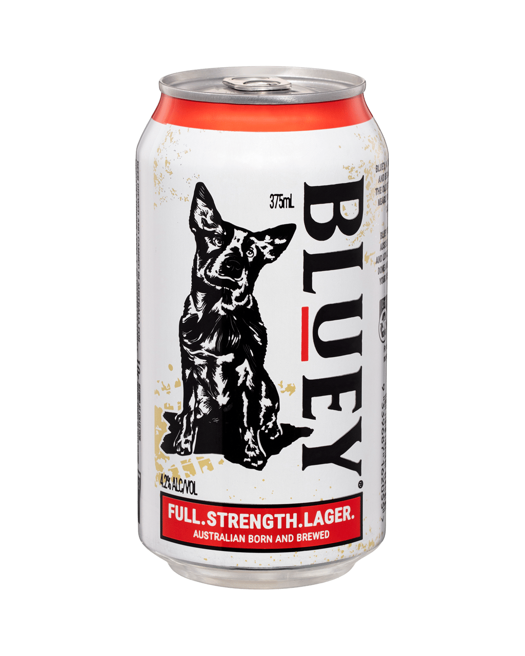 Buy Bluey Full Strength Lager Can 375ml Online @Lowest Price