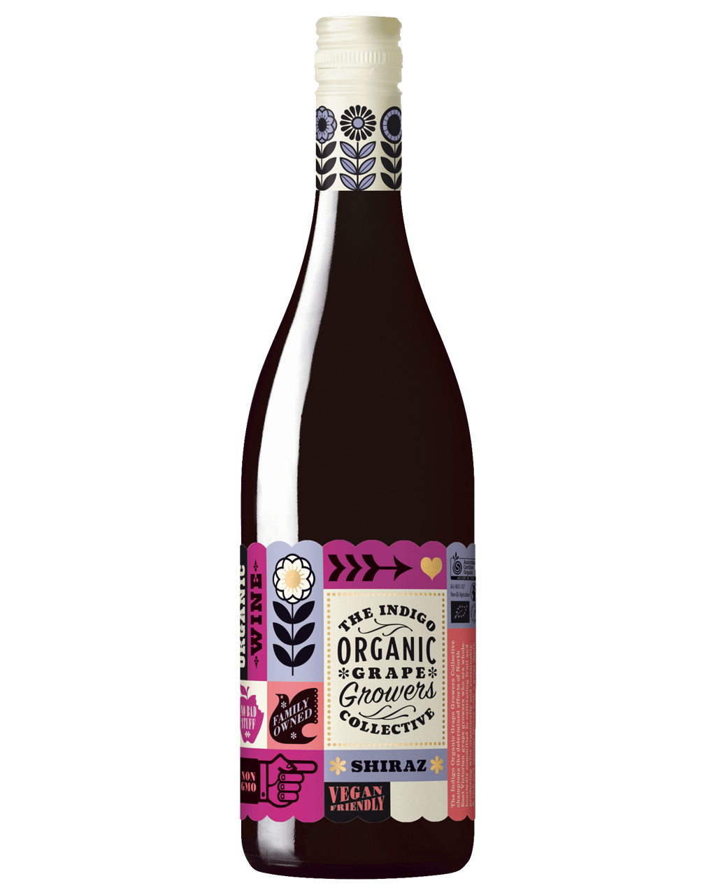 Buy The Indigo Organic Grape Growers Collective Glenrowan Shiraz 2020 ...