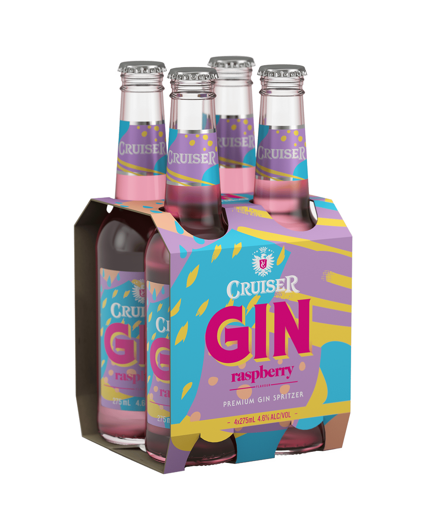 Buy Cruiser Gin Raspberry Bottles 275ml Online @Lowest Price