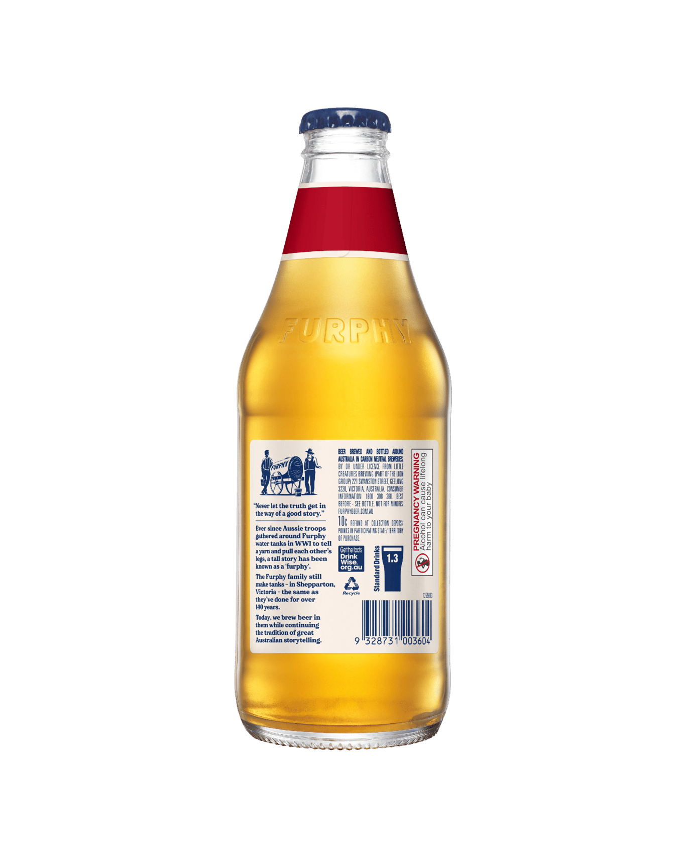 Buy Furphy Crisp Lager Bottles 375ml Online @Lowest Price