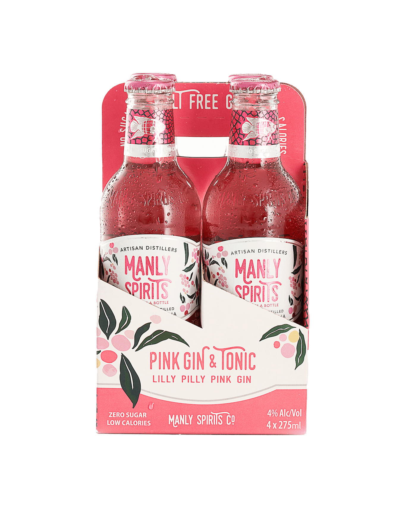 Buy Manly Spirits Pink Gin & Tonic Bottles 275ml Online @Lowest Price