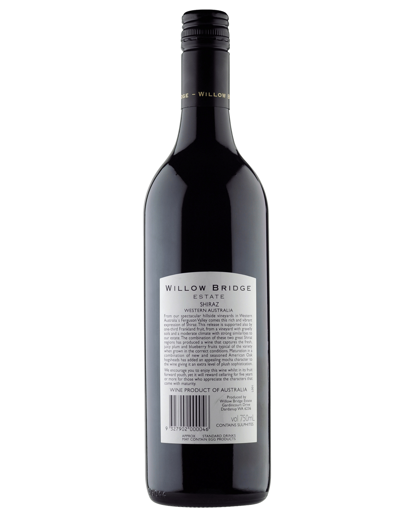 Buy Willow Bridge Estate Dragonfly Shiraz Online @Lowest Price