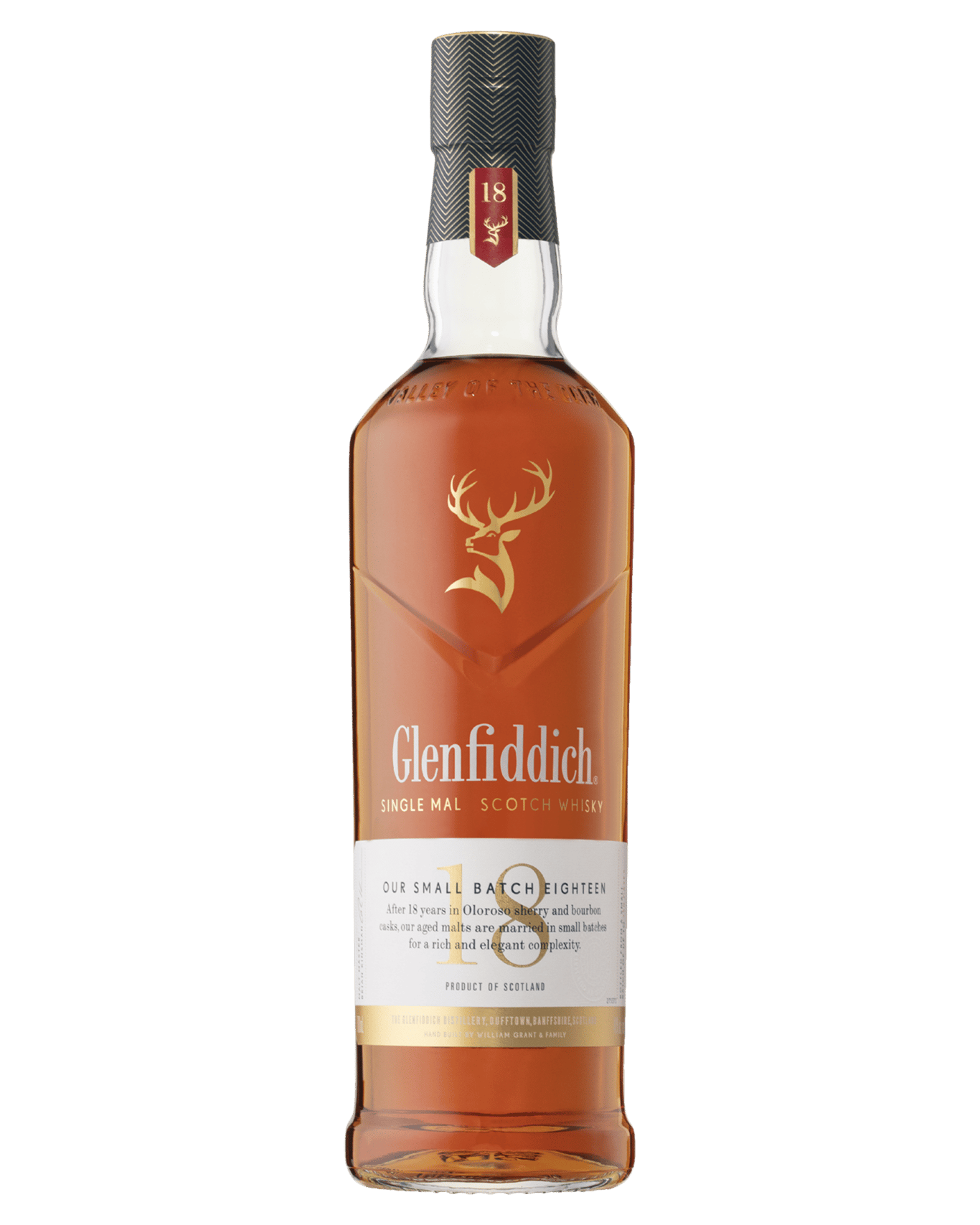 Buy Glenfiddich 18 Year Old Single Malt Scotch Whisky 700ml Online @Lowest Price