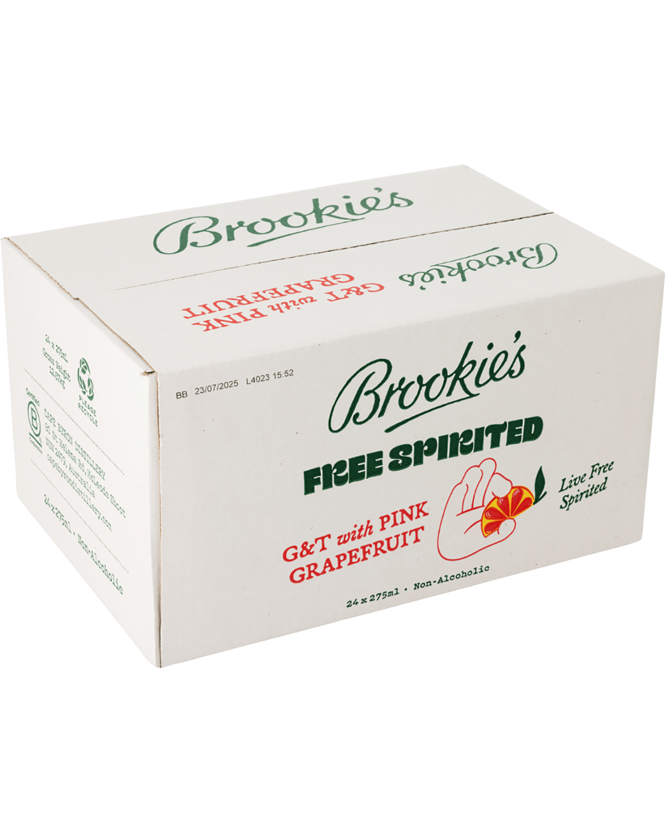 Buy Brookie's Free Spirited Non-alc Gin And Tonic 275ml Online @Lowest ...