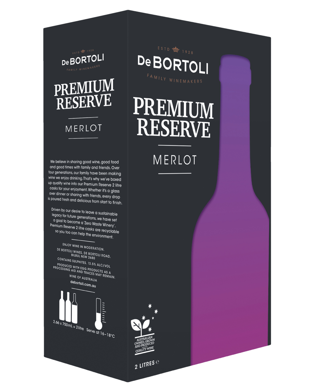 Buy De Bortoli Premium Reserve Merlot Cask 2l Online @Lowest Price