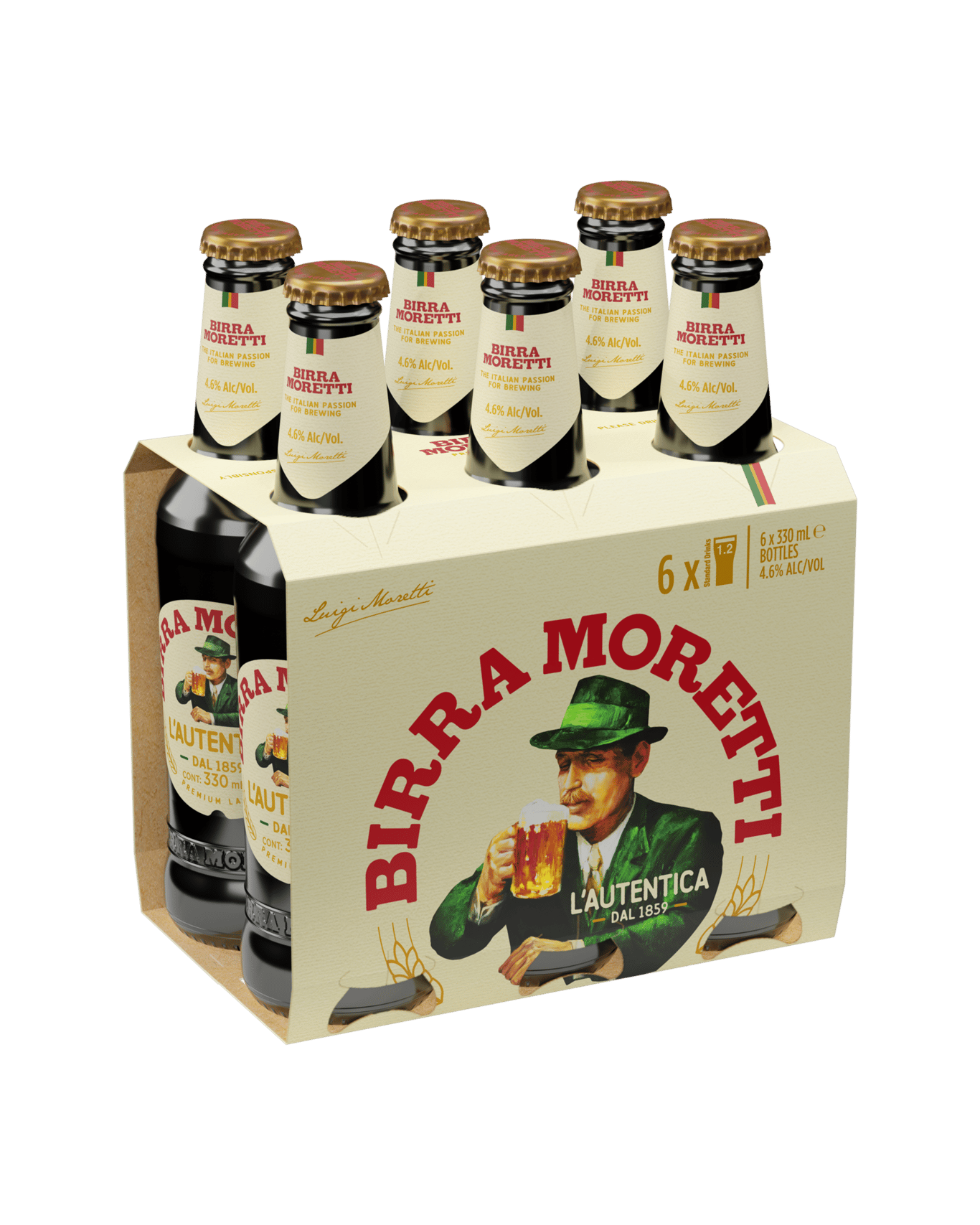 Buy Birra Moretti Lager Bottles 330ml Online @Lowest Price
