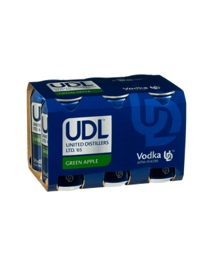 Buy Udl Vodka & Green Apple Cans 375ml Online @Lowest Price