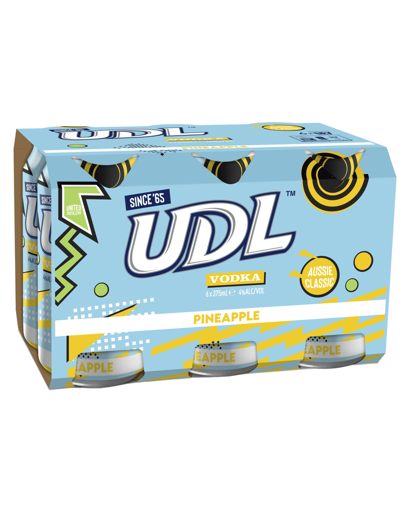 Buy Udl Vodka & Pineapple Cans 375ml Online @Lowest Price