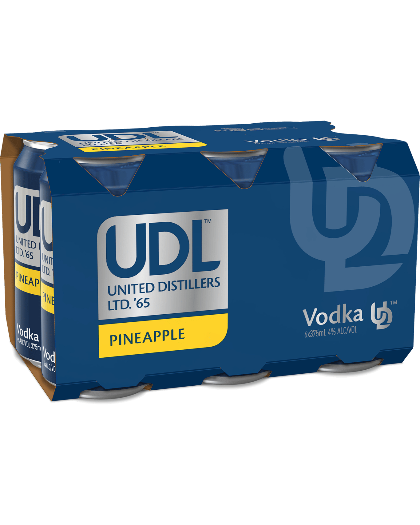 Udl Vodka & Pineapple Cans 375ml (Unbeatable Prices): Buy Online @Best ...