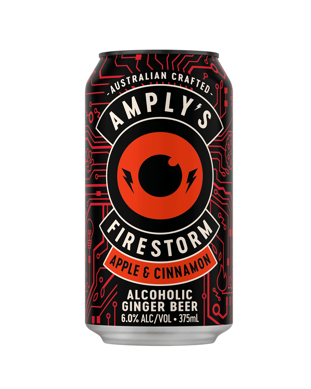 Buy Amplys Ginger Beer Firestorm Can 375ml Online @Lowest Price