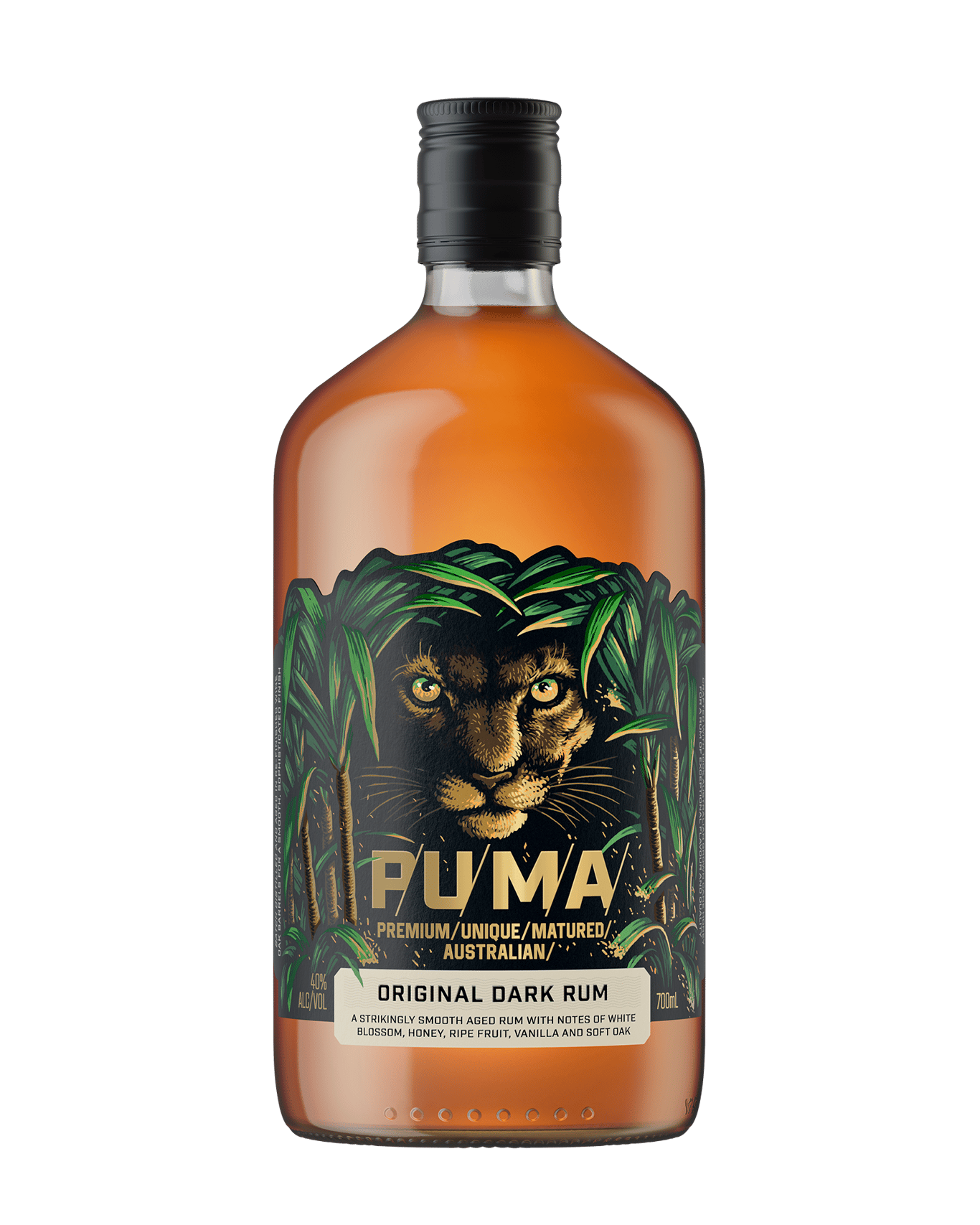 Buy P.u.m.a. Premium Unique Matured Australian Original Dark Rum 700ml ...