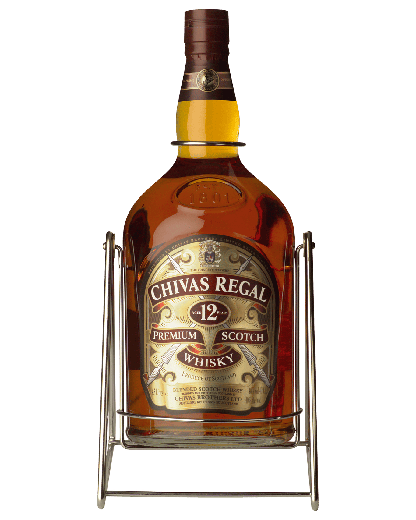 Buy Chivas Regal 12 Year Old Blended Scotch Whisky Cradle 4.5l Online ...