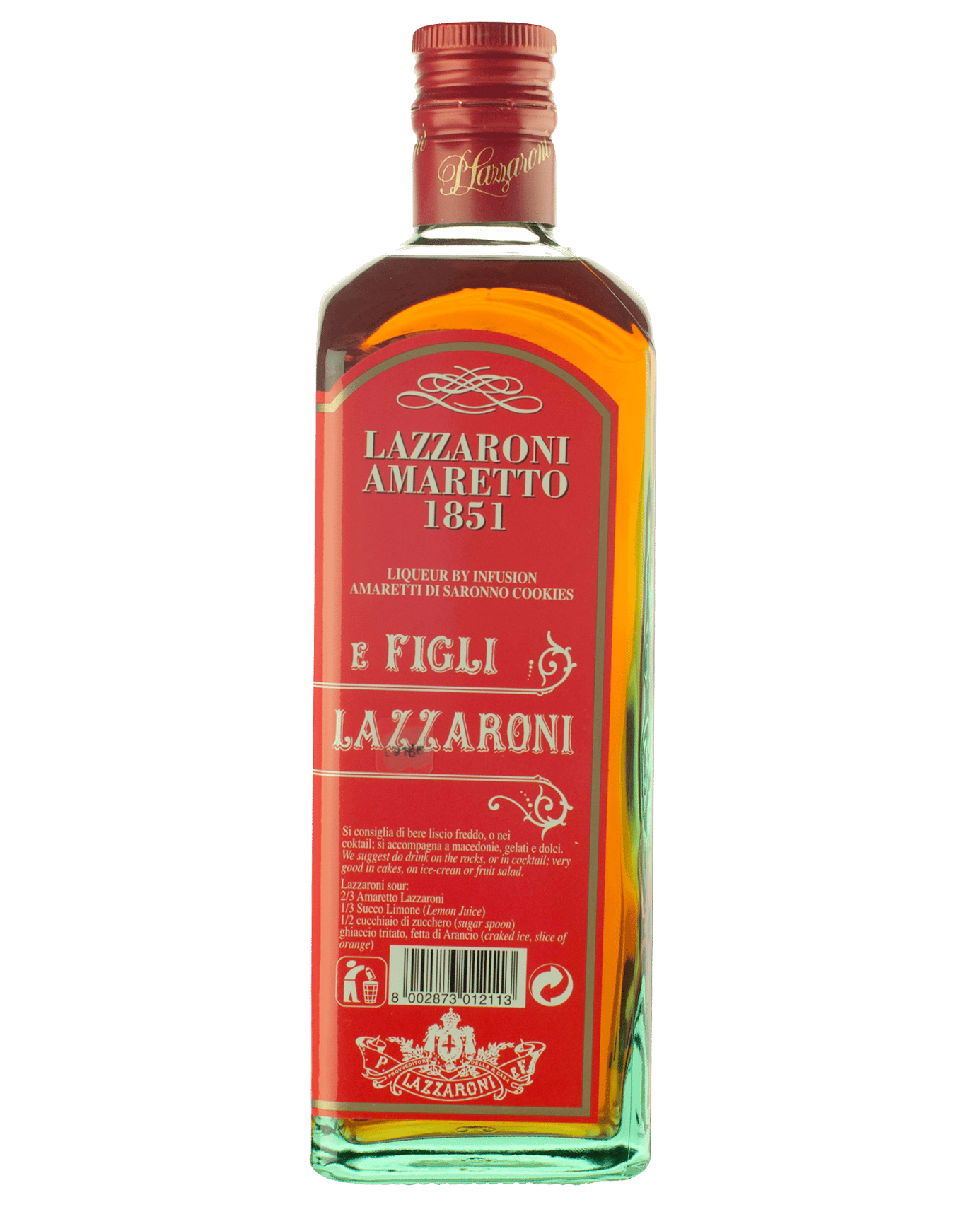 Buy Lazzaroni Amaretto 1851 700ml Online @Lowest Price