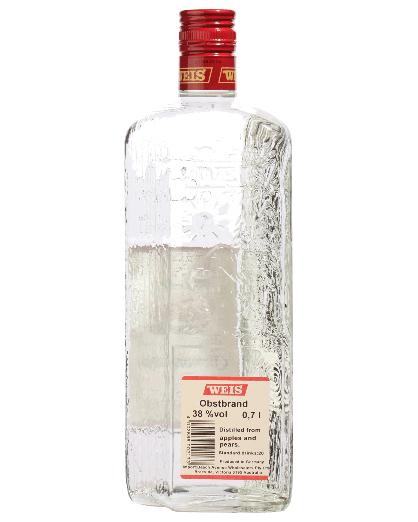 Buy Weis Obstler Apple & Pear Brandy 700ml Online @Lowest Price