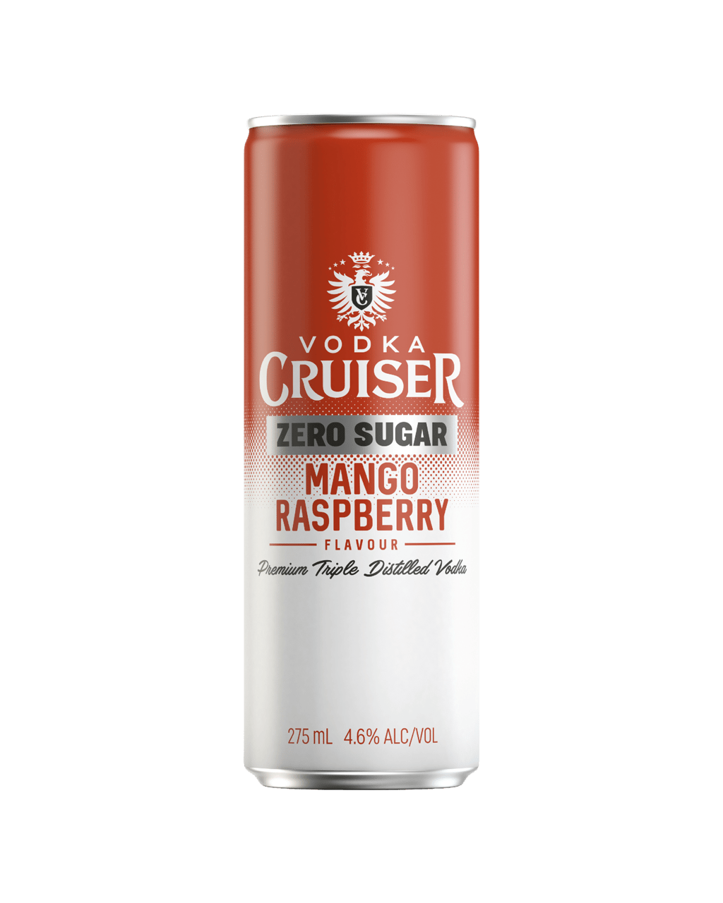 Buy Vodka Cruiser Zero Sugar Mango And Raspberry 4.6% Cans 275ml Online ...