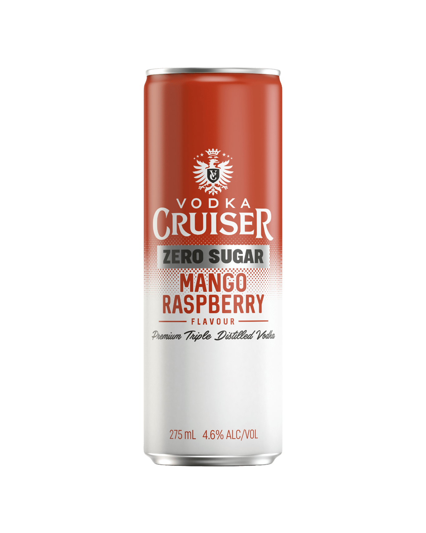 Buy Vodka Cruiser Zero Sugar Mango And Raspberry 4.6% Cans 275ml Online ...