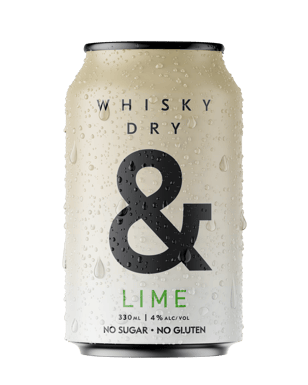 Buy Ampersand Whisky And Dry Lime Cans 330ml Online @Lowest Price