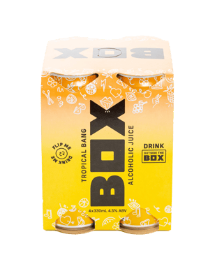 Buy Box Alcoholic Juice Tropical Bang Cans 330ml Online @Lowest Price