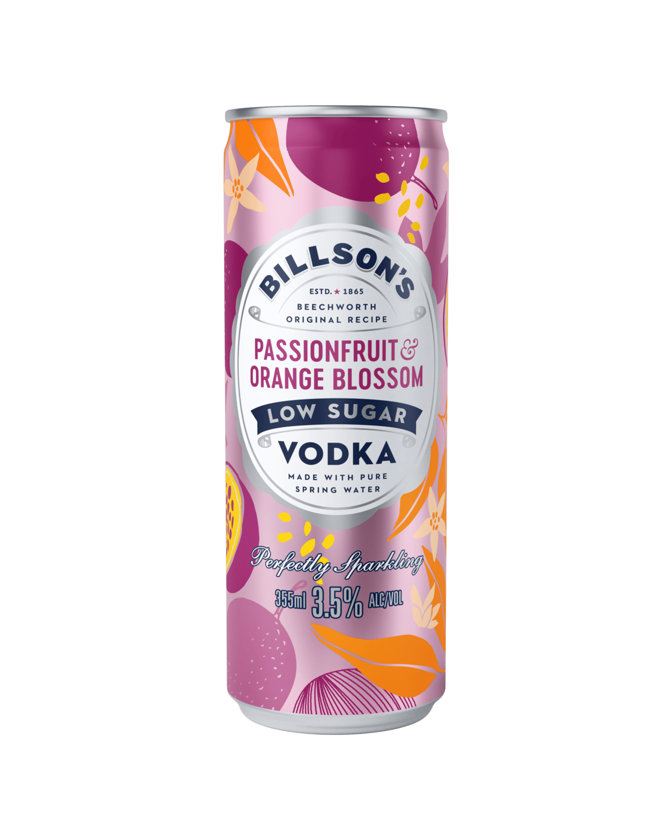 Buy Billson's Vodka & Passionfruit & Orange Blossom Low Sugar Cans ...