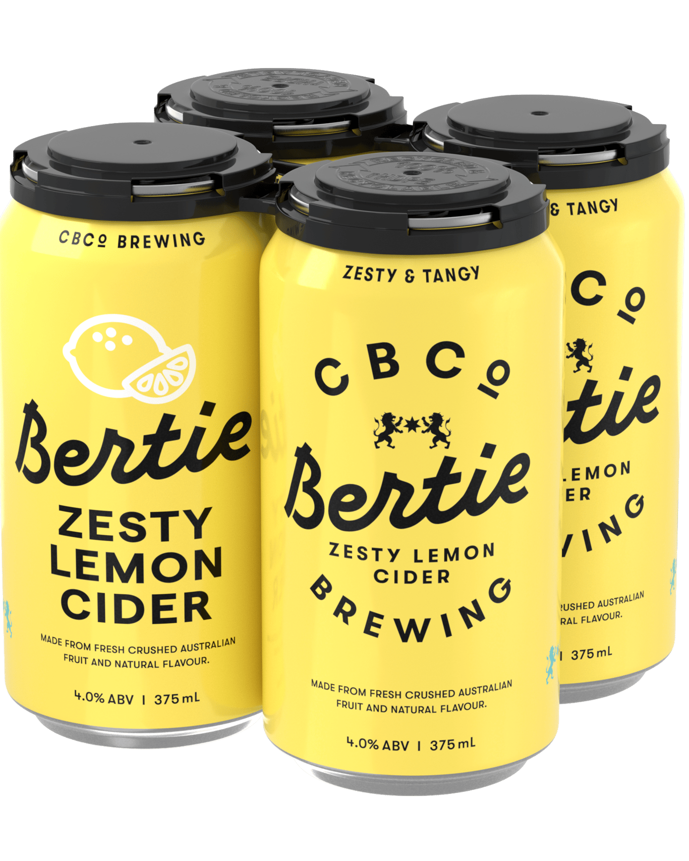 Buy Cbco Brewing (cbco Brewing) Bertie Zesty Lemon Cider Cans 375ml ...