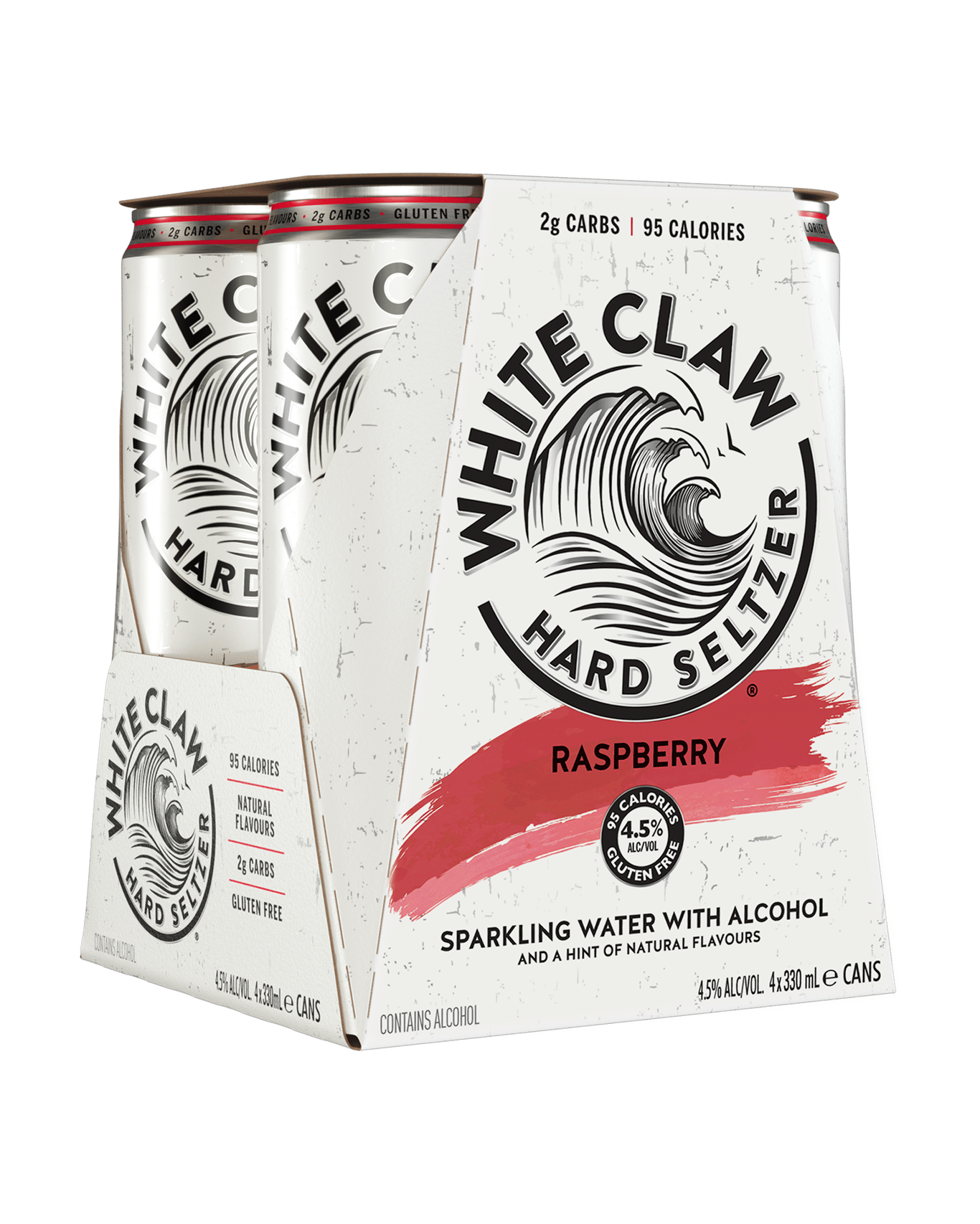 Buy White Claw Raspberry Cans 330ml Online @Lowest Price