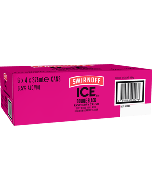 Buy Smirnoff Ice Double Black Raspberry Crush Cans 375ml Online @Lowest ...