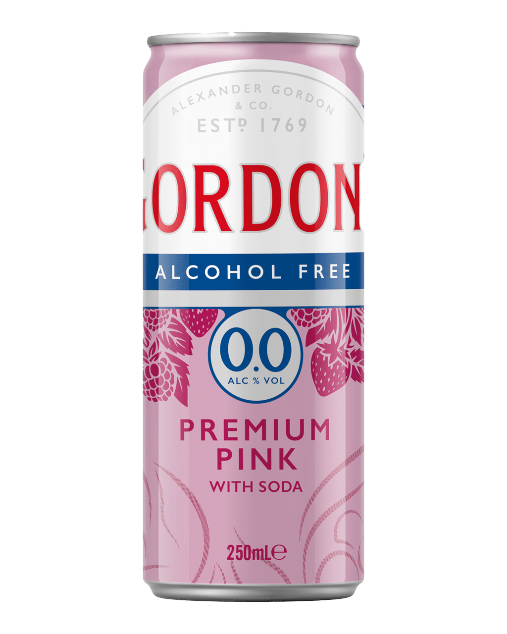 Buy Gordon's Pink And Soda 0% Cans 250ml Online @Lowest Price