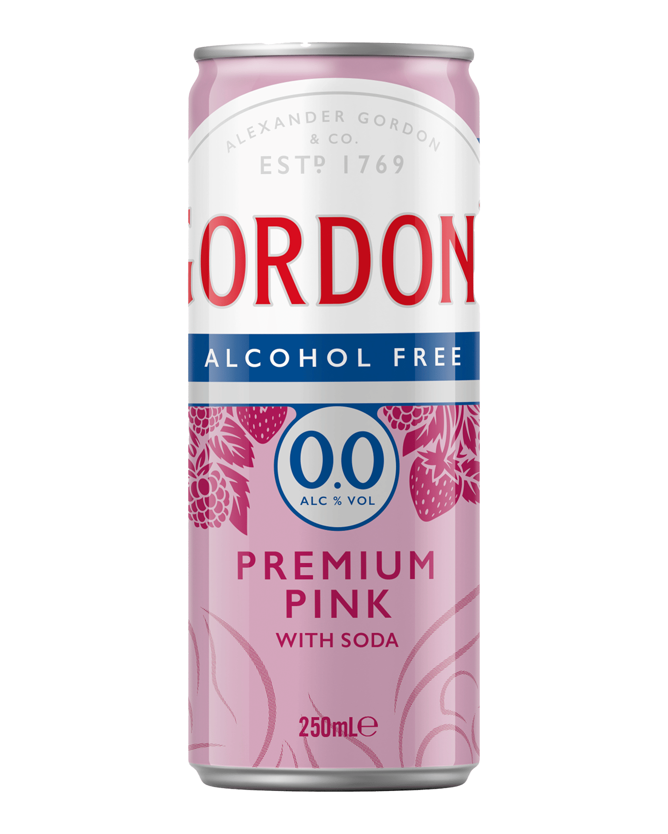 Buy Gordon's Pink And Soda 0% Cans 250ml Online @Lowest Price